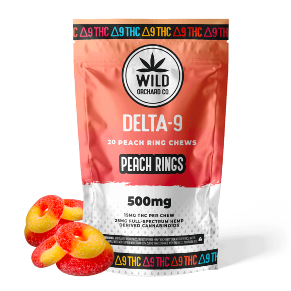 Wild Orchard Delta 9 Peach Ring Edibles | Delta 8 Resellers