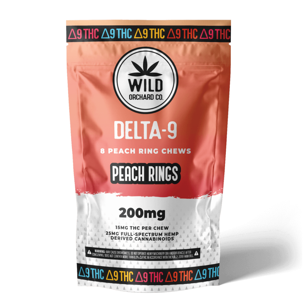 Wild Orchard Delta 9 Peach Ring Edibles | Delta 8 Resellers