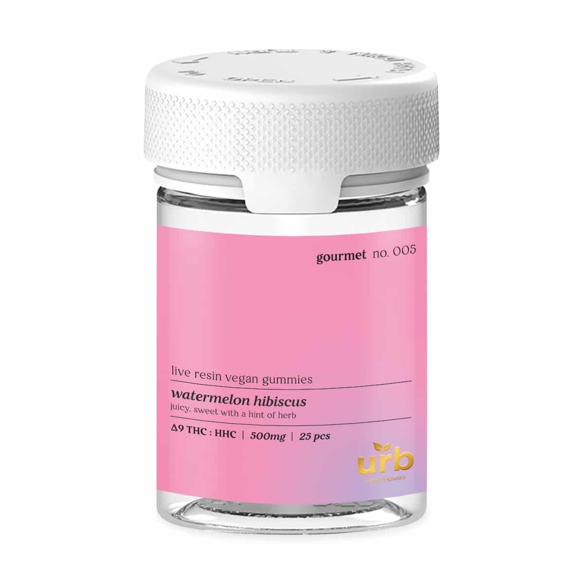 Urb Gourmet Live Resin D9:HHC Gummies | 500mg - Delta 8 Resellers