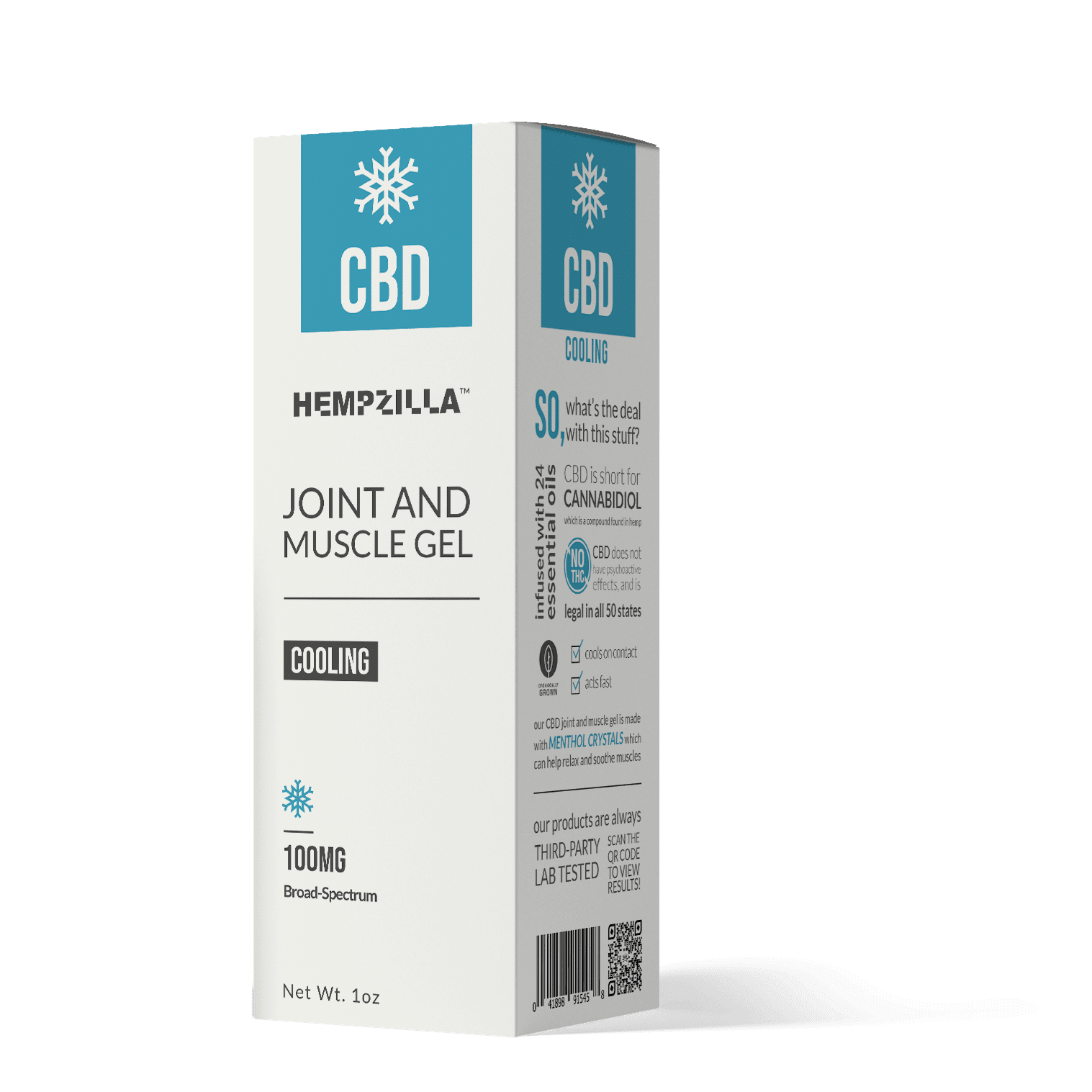 Hempzilla CBD and Muscle Gel - Delta 8 Resellers