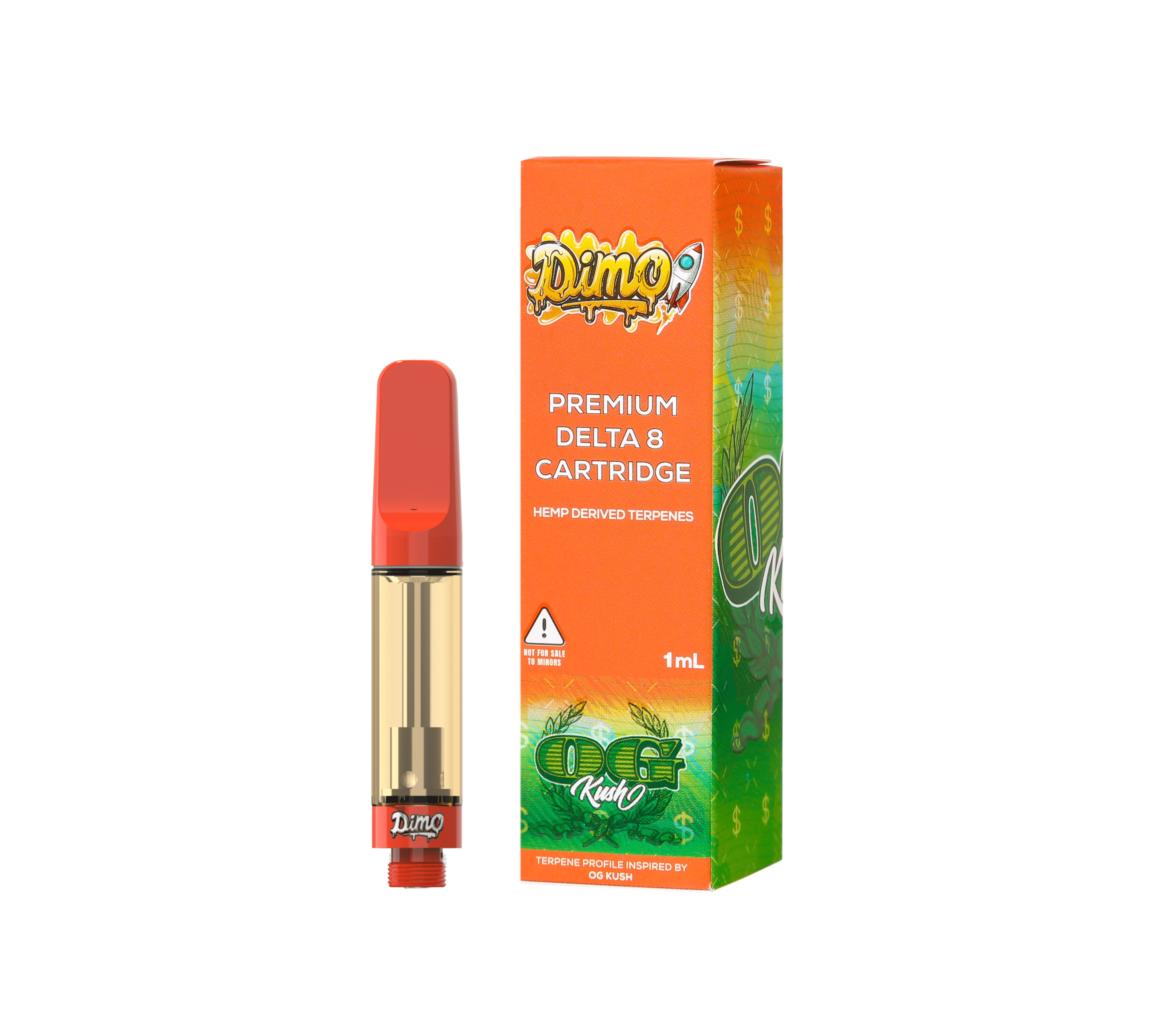 Dimo Hemp Exotics Delta 8 Cartridges | 1gram - Delta 8 Resellers