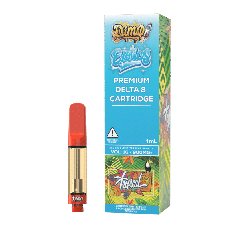 Dimo Hemp Exotics Delta 8 Cartridges | 1gram - Delta 8 Resellers