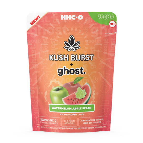 Kush Burst + Ghost HHC-O Gummies | 500mg | Delta 8 Resellers
