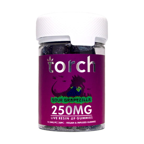 Torch Live Resin Delta 9 Gummies | 250mg | Delta 8 Resellers