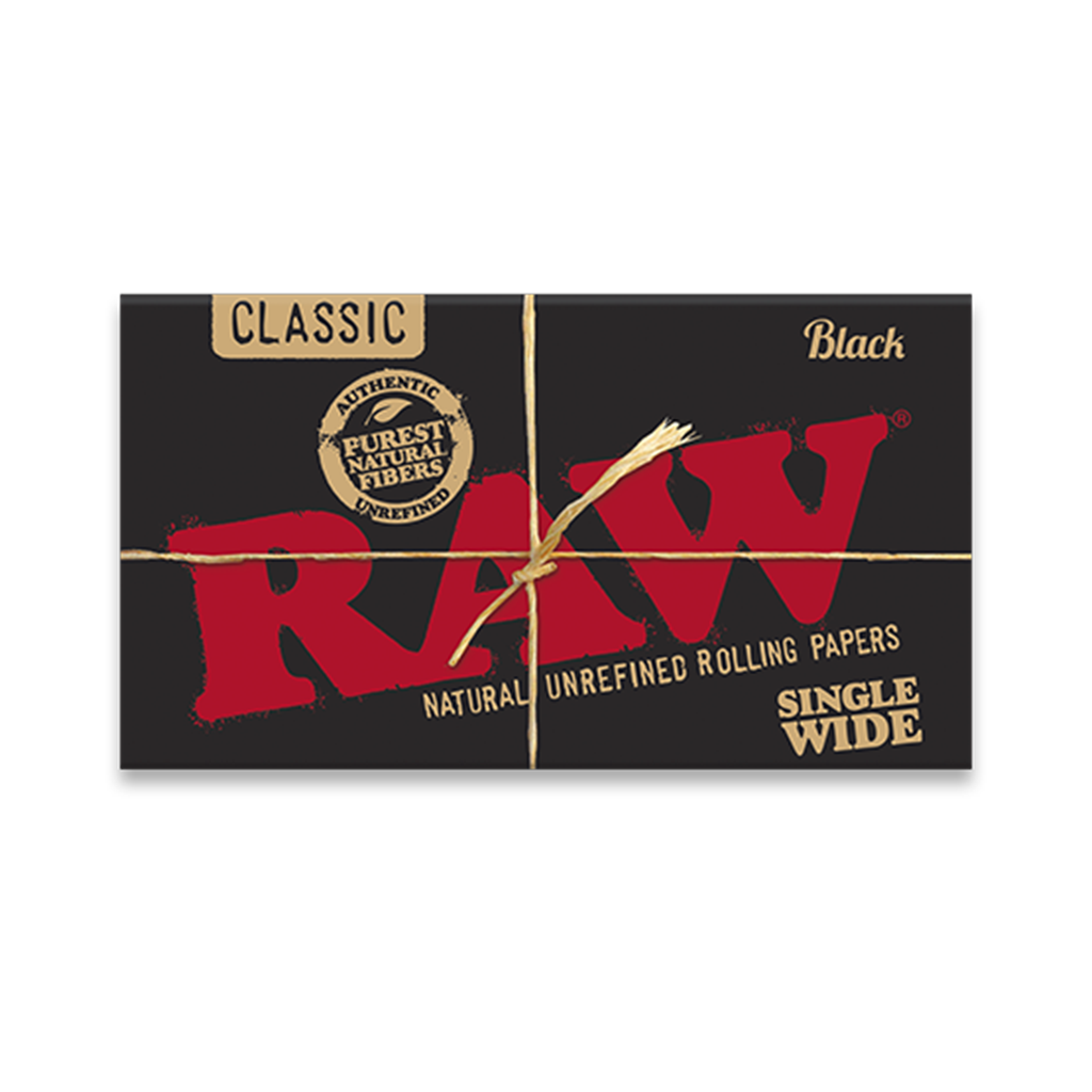 RAW Classic Black Rolling Papers | Delta 8 Resellers