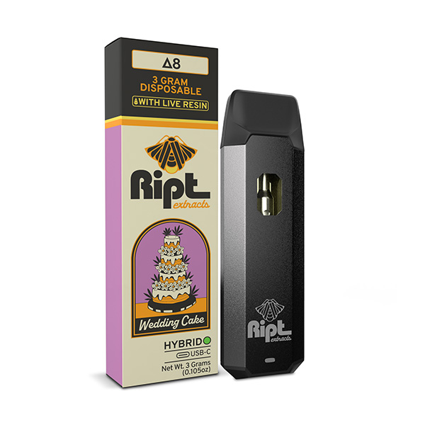 Ript Extracts Delta-8 Disposable Vape | 3g | Delta 8 Resellers