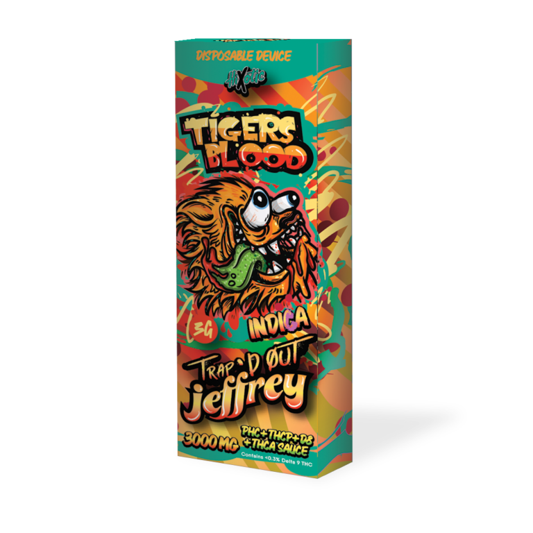 HiXotic Trap'd Out Jeffrey Disposables | 3g | Delta 8 Resellers