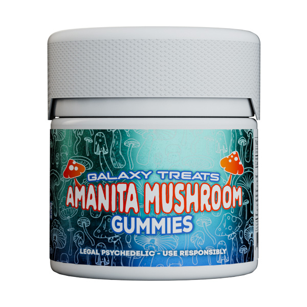 Galaxy Treats Moon Shrooms Amanita Mushroom Gummies | 1050mg | Delta 8 ...