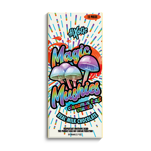 HiXotic Magic Mushies Chocolate Bar | Delta 8 Resellers