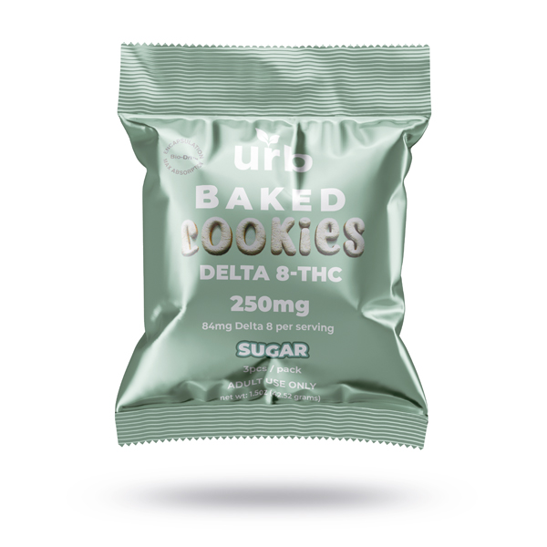 URB D8 Baked Cookies | 250mg | Delta 8 Resellers