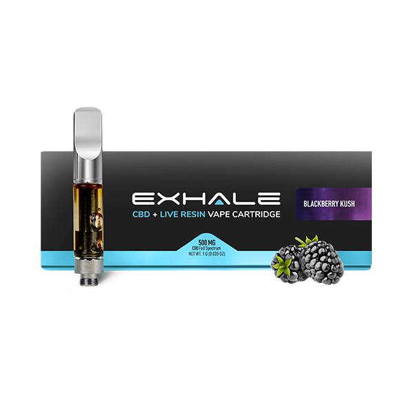 Exhale Wellness CBD Live Resin Cartridges | 1g | Delta 8 Resellers