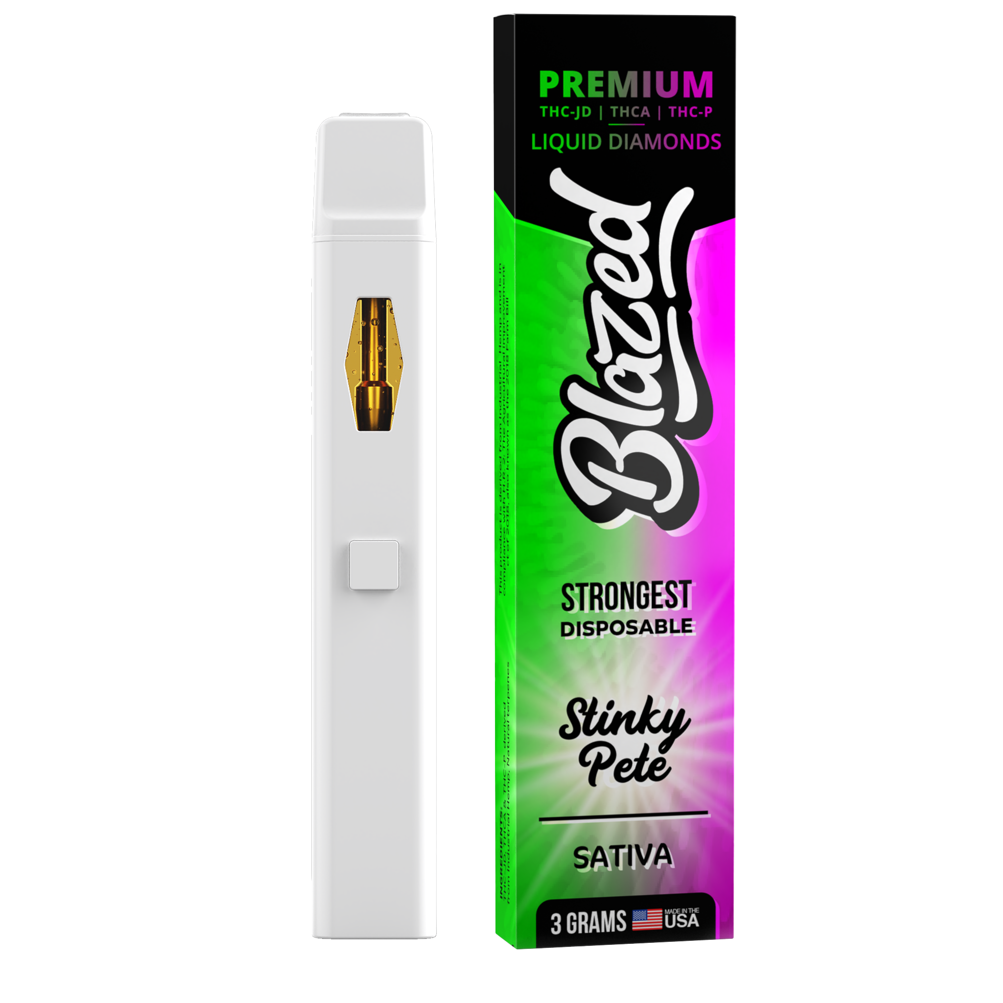 Blazed Liquid Diamonds Disposable | 3g - Delta 8 Resellers
