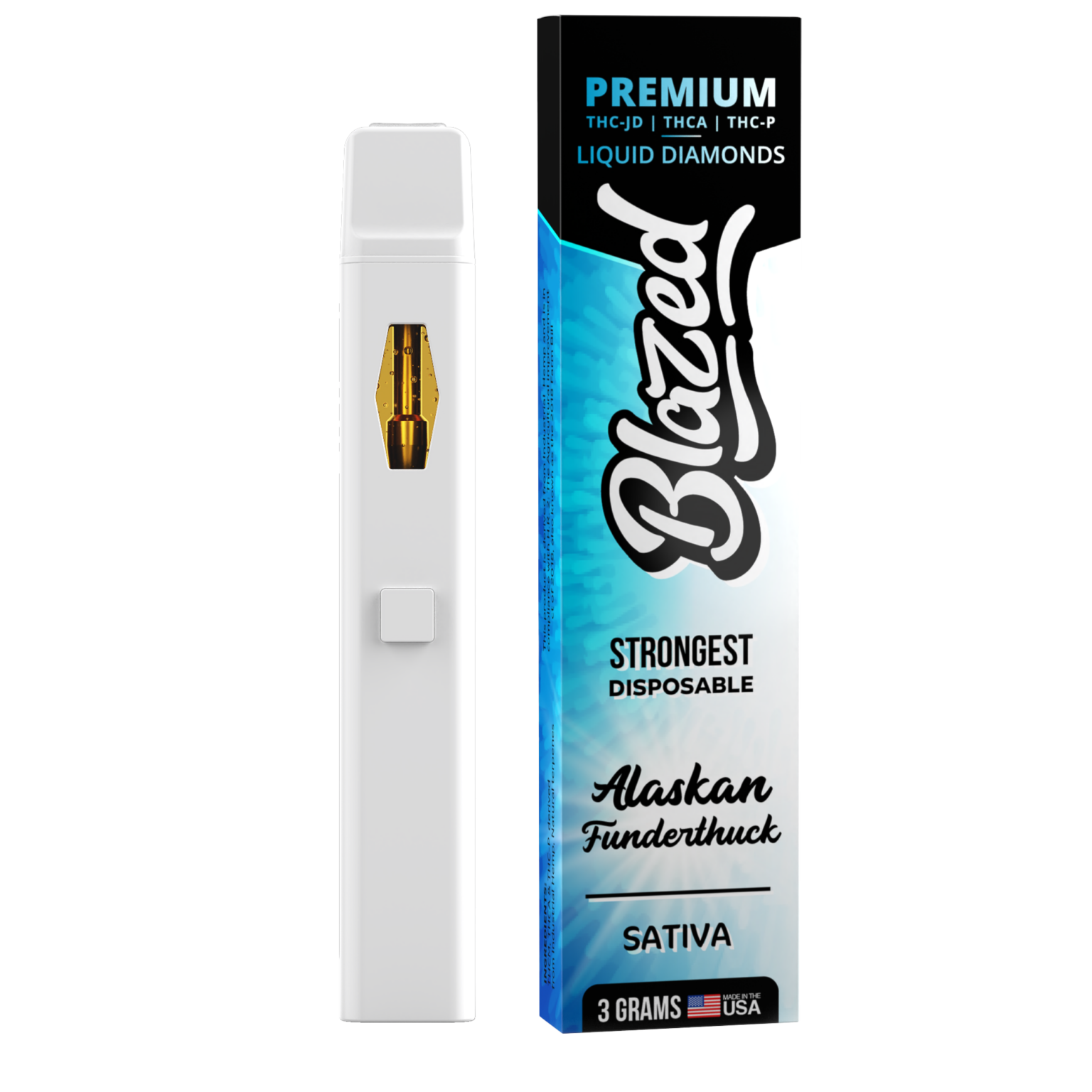 Blazed Liquid Diamonds Disposable | 3g - Delta 8 Resellers