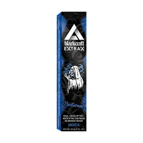 Delta Extrax Blackcraft Disposable | 2g - Delta 8 Resellers