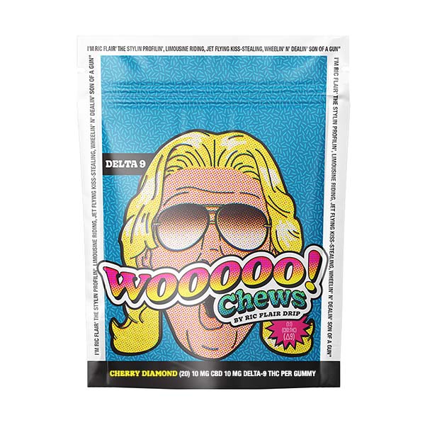 Ric Flair Wooooo! Chews Delta-9 Gummies | 400mg - Delta 8 Resellers