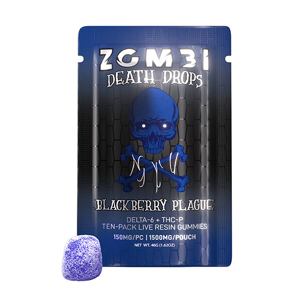 Zombi THC-P Death Drops Gummies | 1500mg | Delta 8 Resellers