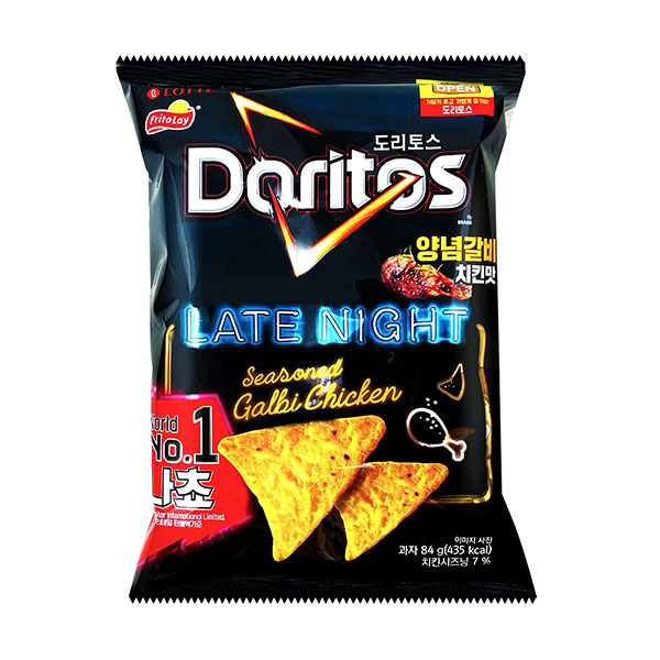 Exotic Doritos Late Night Galbi Chicken Chips 172g Delta 8 Resellers
