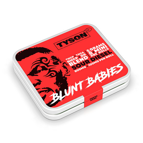Tyson 2.0 Blunt Babies | 8 Count - Delta 8 Resellers