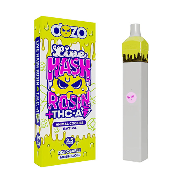Dozo Live Hash Rosin + THC-A Diamond Disposable | 2.5g - Delta 8 Resellers