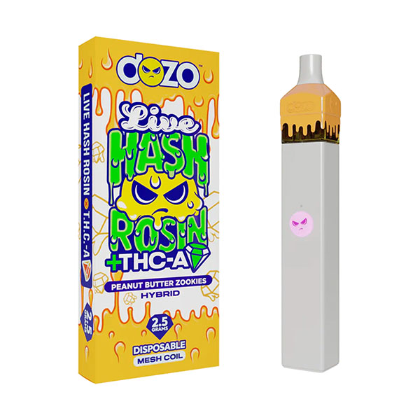 Dozo Live Hash Rosin + THC-A Diamond Disposable | 2.5g - Delta 8 Resellers