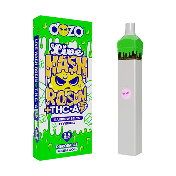Dozo Live Hash Rosin + THC-A Diamond Disposable | 2.5g - Delta 8 Resellers