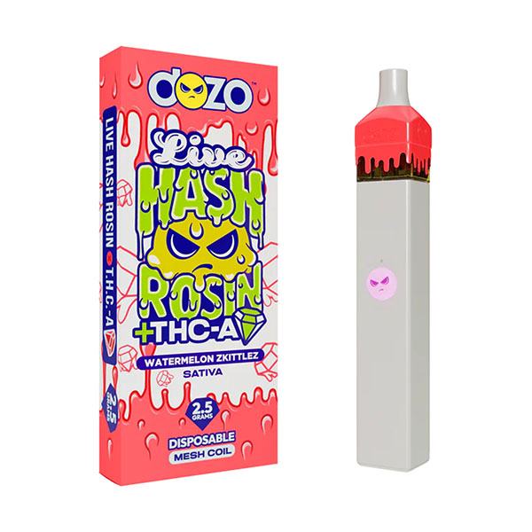 Dozo Live Hash Rosin + THC-A Diamond Disposable | 2.5g - Delta 8 Resellers