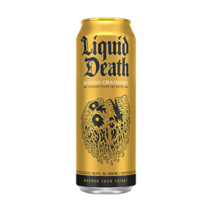 Exotic Liquid Death Mango Chainsaw | 568ml | Delta 8 Resellers