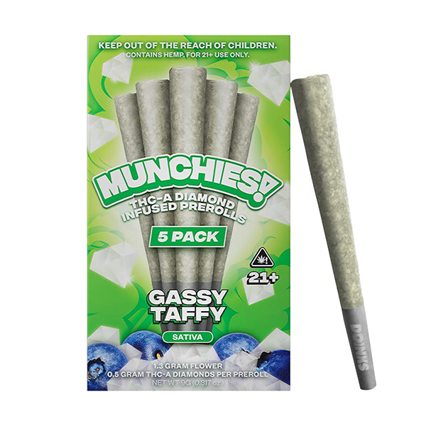 Delta Munchies THCA Pre-Roll | 5 Count - Delta 8 Resellers