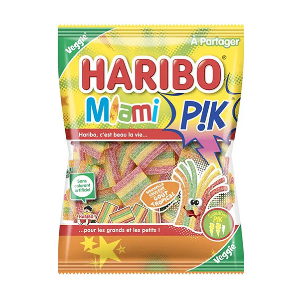 Exotic Haribo Miami Pik Sour Tropical | 120g | Delta 8 Resellers