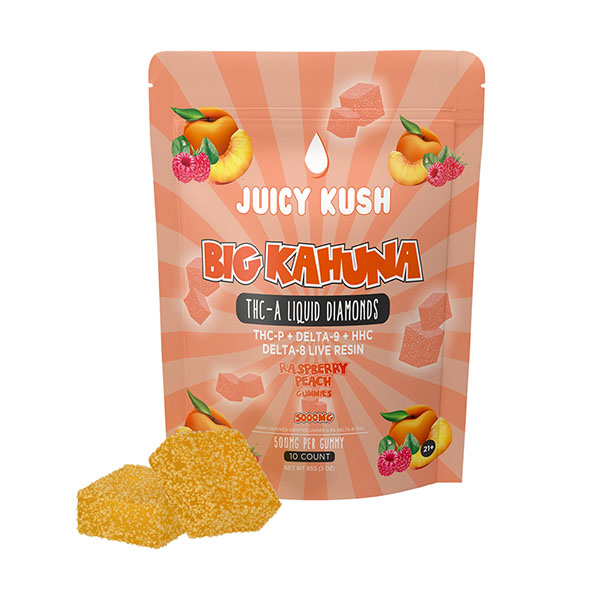 Juicy Kush Big Kahuna Gummies | 5000mg - Delta 8 Resellers