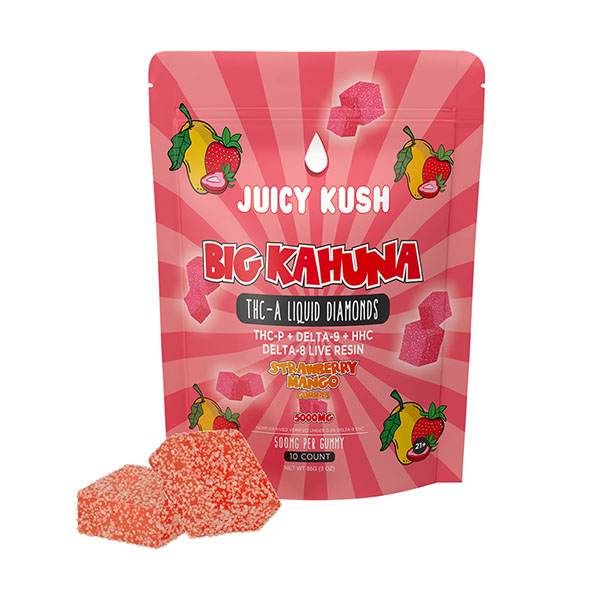 Juicy Kush Big Kahuna Gummies | 5000mg - Delta 8 Resellers