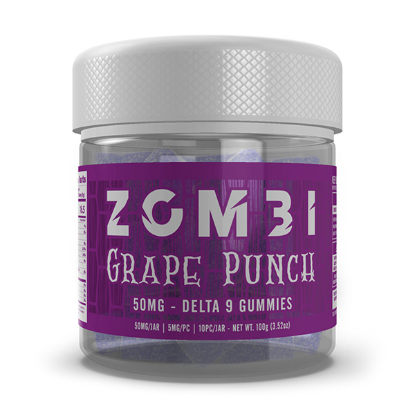 Zombi Delta-9 Gummies | (10ct) 50mg | Delta 8 Resellers