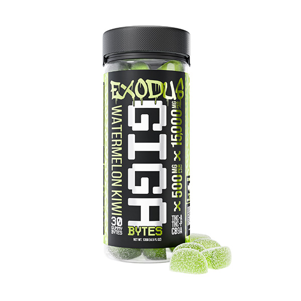 Exodus Gigabytes Gummies | (30ct) 15000mg | Delta 8 Resellers
