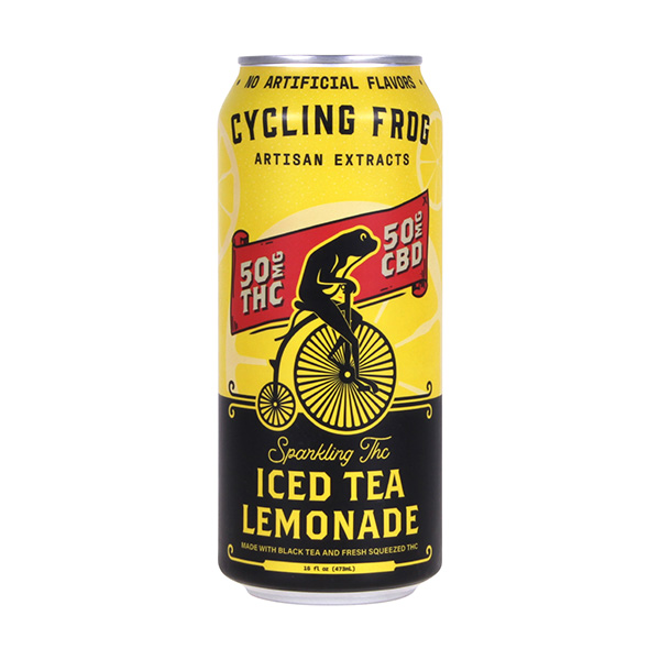 Cycling Frog Sparkling THC Lemonade | (100mg) 16oz | Delta 8 Resellers