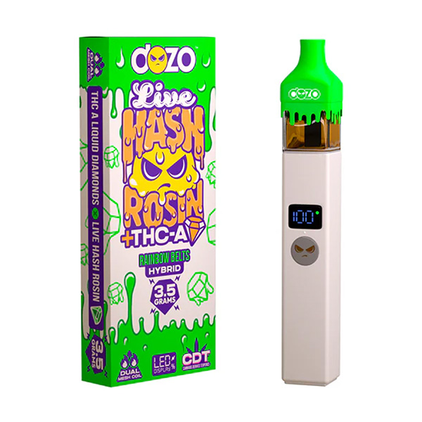 Dozo Live Hash Rosin + THC-A Diamond Disposable | 3.5g - Delta 8 Resellers