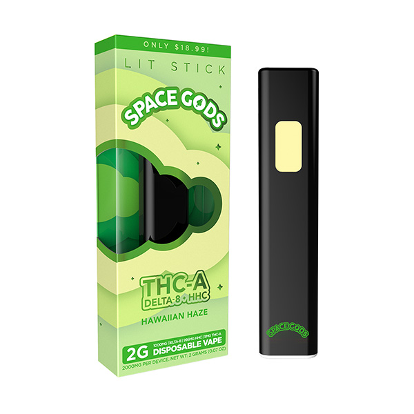 Space Gods Lit Stick Disposable | 2g | Delta 8 Resellers