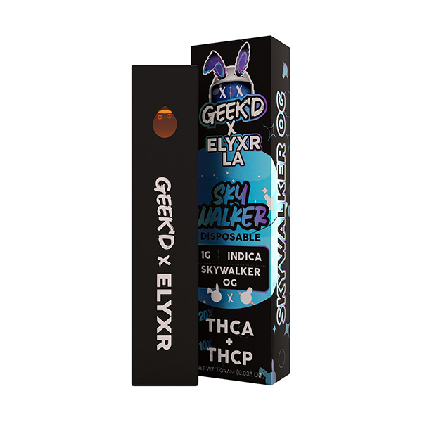 Geek’d x Elyxr LA Skywalker Disposable Vape | 1g | Delta 8 Resellers