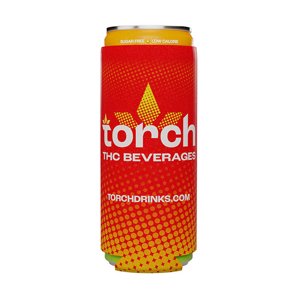 Torch THC Beverage 12oz Slim Can Koozie | Delta 8 Resellers