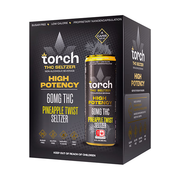 Torch THC High Potency Seltzer | (60mg) 12oz. | Delta 8 Resellers