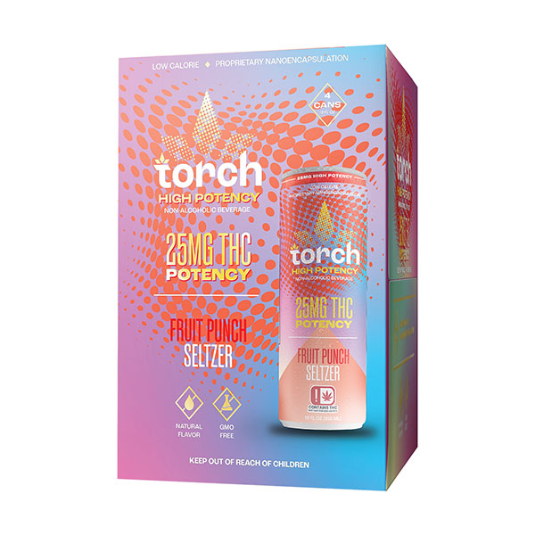 Torch High Potency THC Seltzer | (25mg) 12oz | Delta 8 Resellers