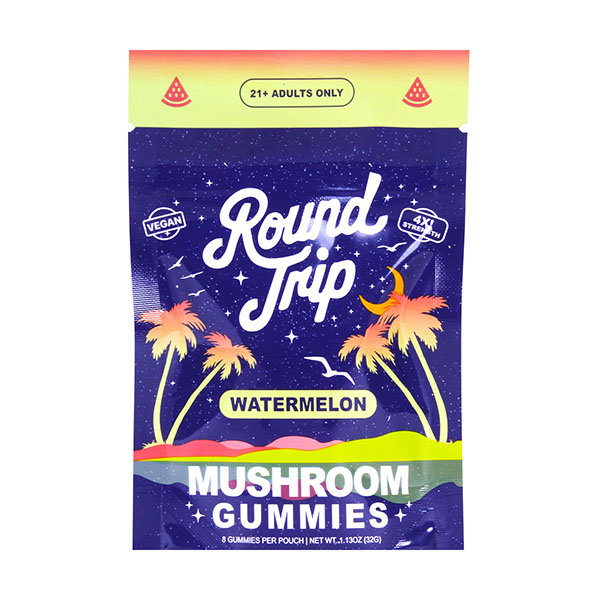 Round Trip Mushroom Gummies | 8 Count | Delta 8 Resellers