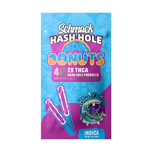 Schmack Donuts THCA Hash Hole Pre-Rolls | (2ct) 4g | Delta 8 Resellers