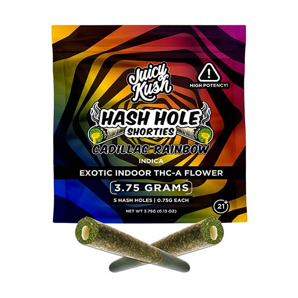 Juicy Kush THCA Hash Hole Shorties | (5ct) 3.75g | Delta 8 Resellers