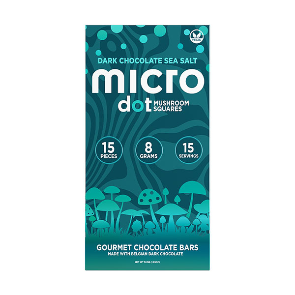 Micro Dot Mushroom Chocolate Bar | 15 Count | Delta 8 Resellers