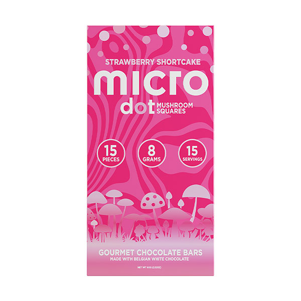 Micro Dot Mushroom Chocolate Bar | 15 Count | Delta 8 Resellers