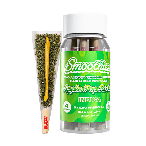 Smoothies THC-A Hash Hole Pre-Rolls | (5ct) 4g | Delta 8 Resellers