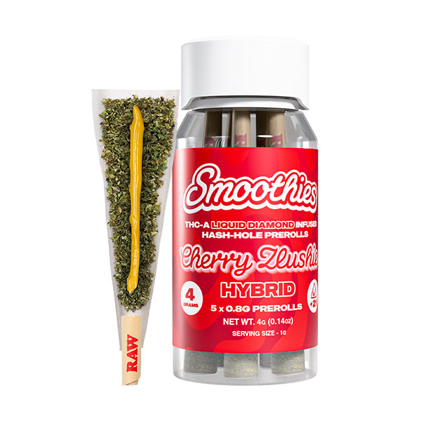 Smoothies THC-A Hash Hole Pre-Rolls | (5ct) 4g | Delta 8 Resellers