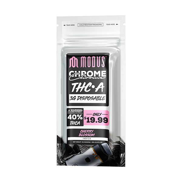 Modus Chrome THC-A Disposable | 3g | Delta 8 Resellers